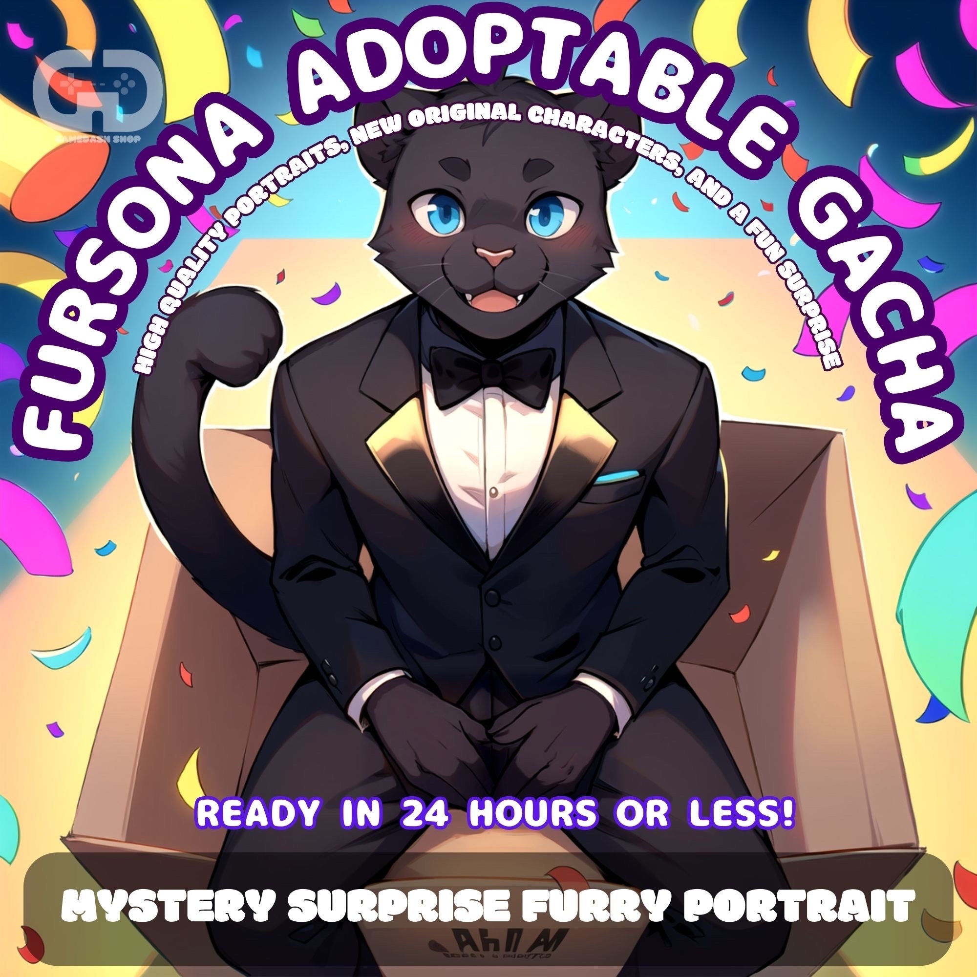 Fursona Adoptable Gacha Mystery Surprise Furry Portrait Try Your Luck ...