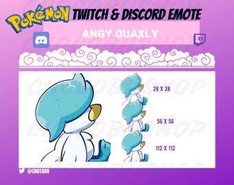 Pokemon Scarlet and Violet Fuecoco Emote for Twitch Discord Angy Meme ...