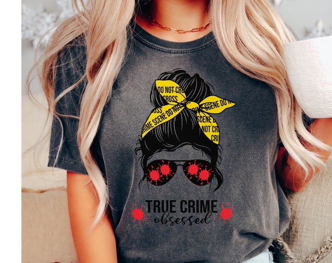 True Crime Shirt, Criminal True Crime Junkie Shirt, Crime Show Lover ...