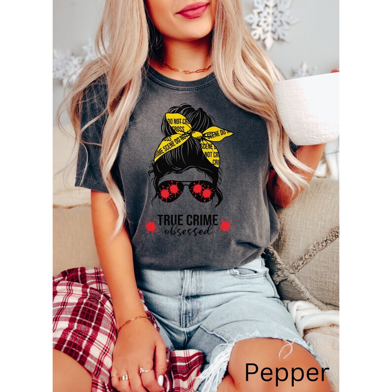 True Crime Shirt, Criminal True Crime Junkie Shirt, Crime Show Lover ...