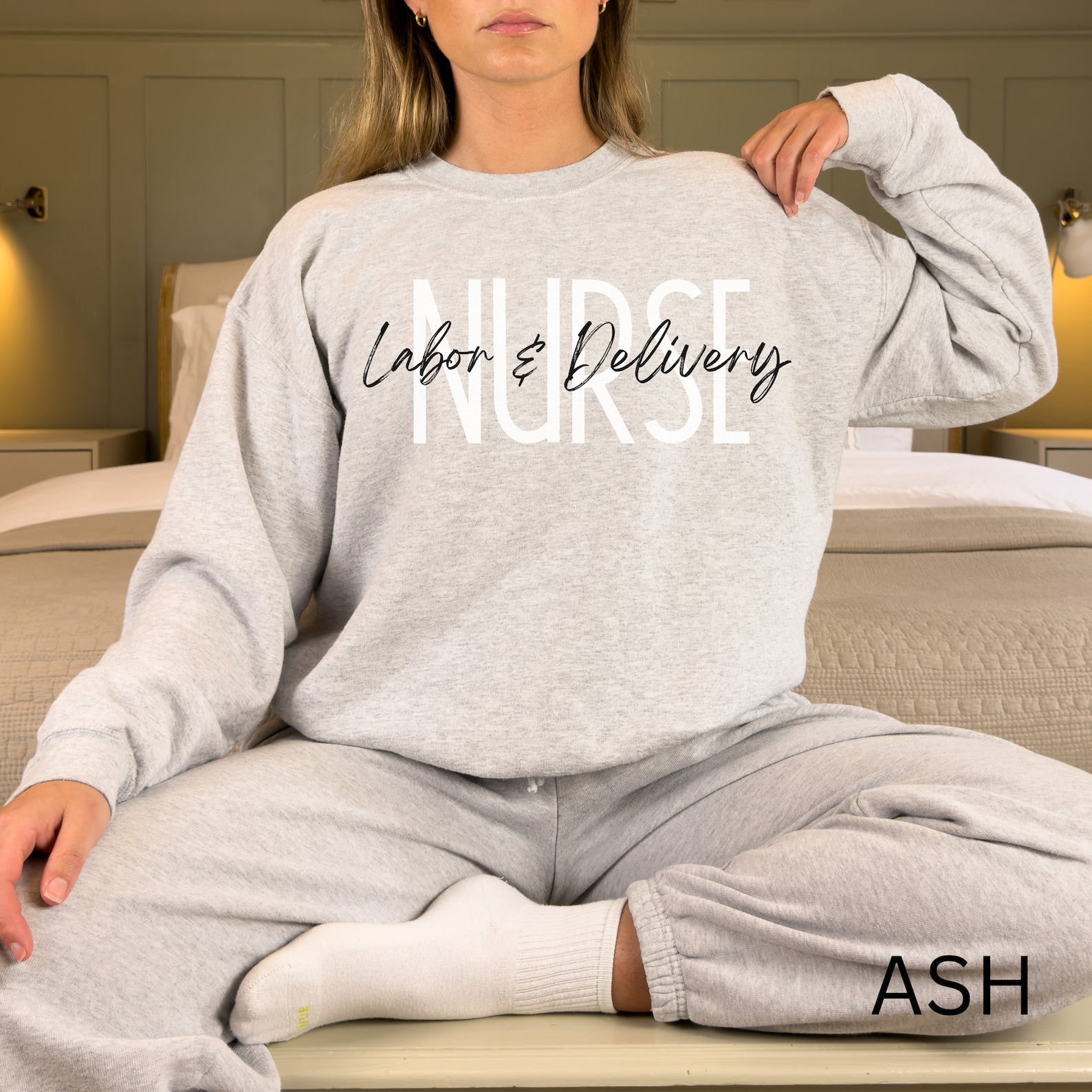 Labor and Delivery Nurse Sweatshirt L&D Nurse Sweater Nursing School ...