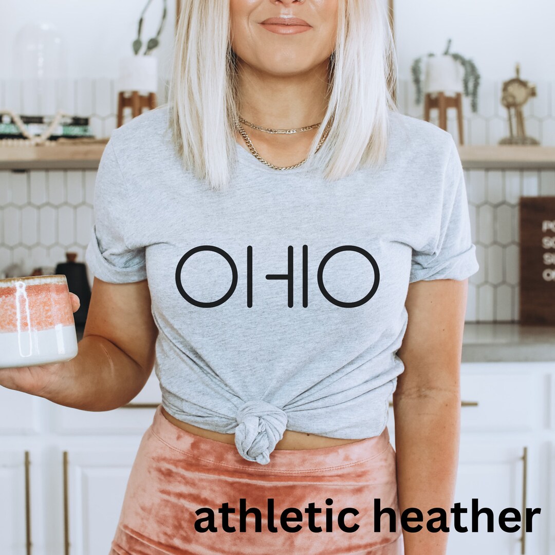 Ohio Tee Ohio Shirt Ohio Minimalist Tee Shirt Ohio Top Ohio Gift State ...