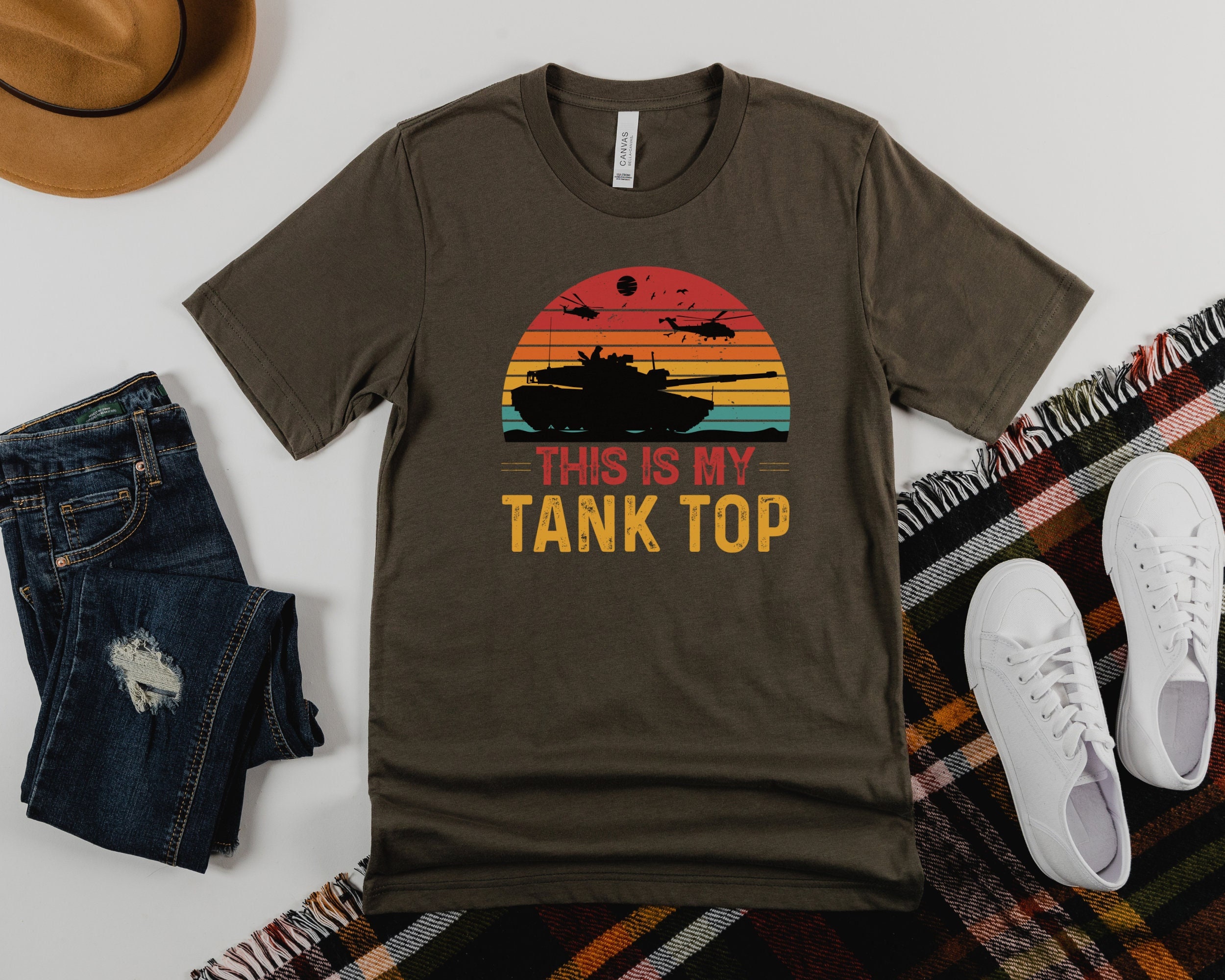 Tshirt for Tank Lover Fun Tank T Shirt Gift for Him Gift for Military ...