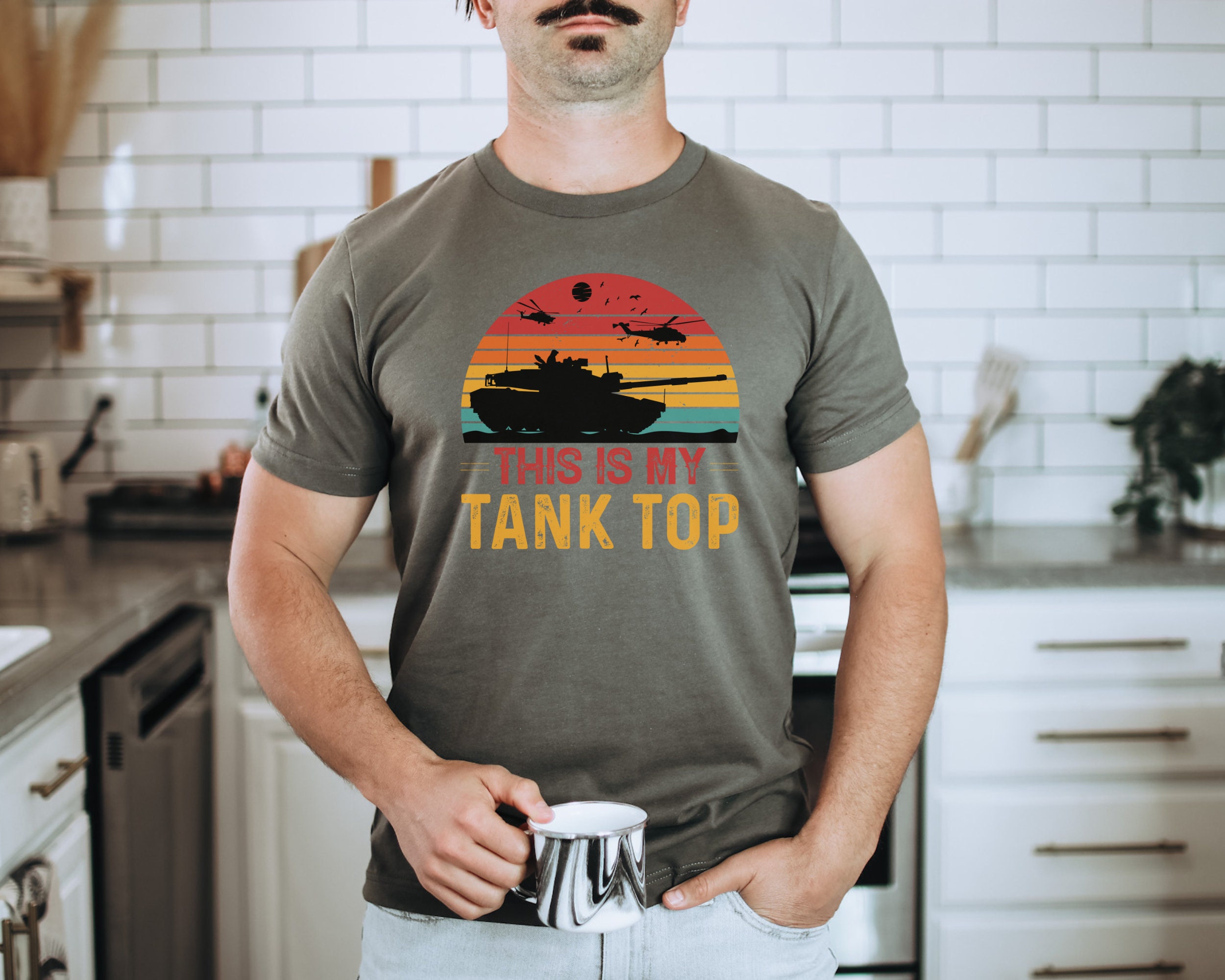 Tshirt for Tank Lover Fun Tank T Shirt Gift for Him Gift for Military ...