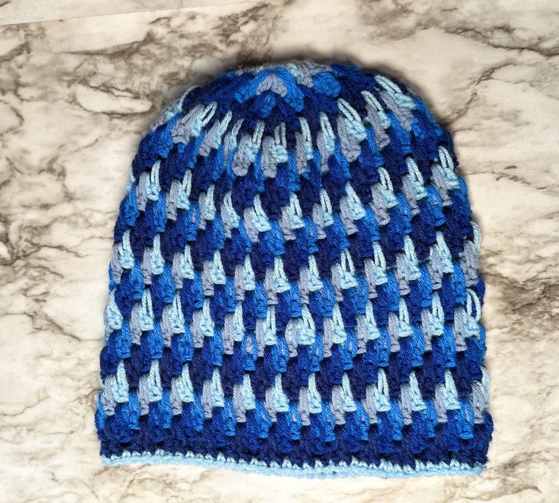 Color Burst Slouchy Beanie | Monochromatic Fall Hat - Etsy