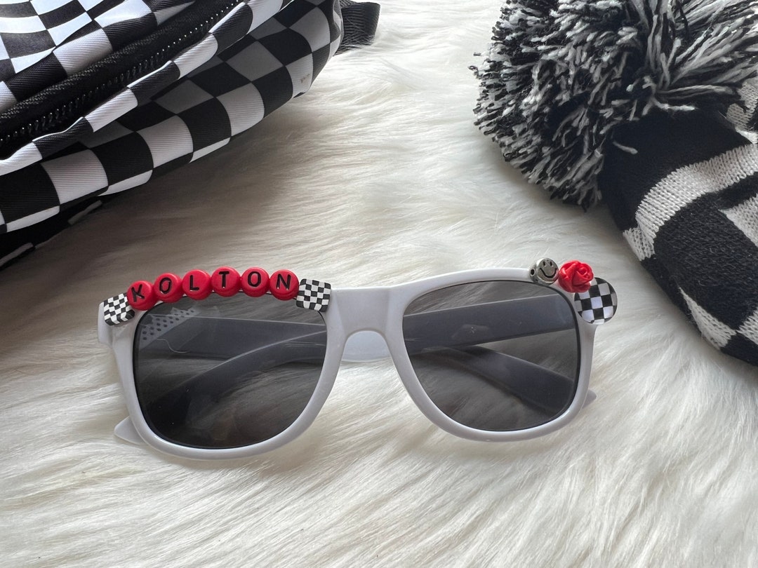 Boy’s Custom Checkered Sunglasses - Etsy