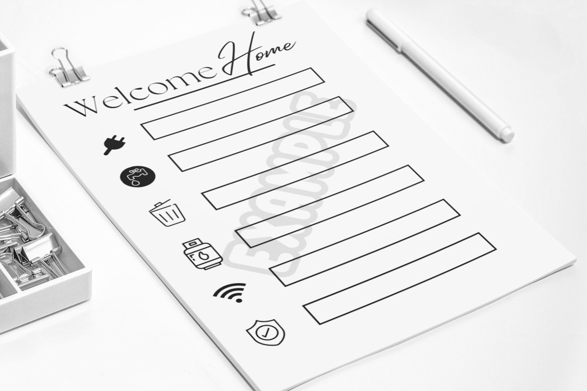 Real Estate PDF - Downloadable / Printable Home Utilities Checklist ...