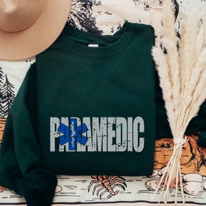 Paramedic, EMT, First Responder, EMS, Paramedic Sweatshirt, Paramedic ...