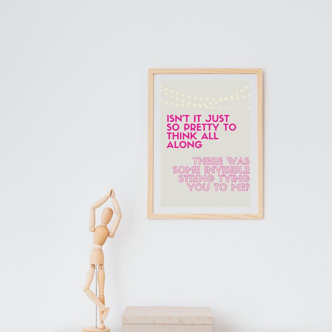 Invisible String Taylor Swift Lyrics Digital Print - Etsy