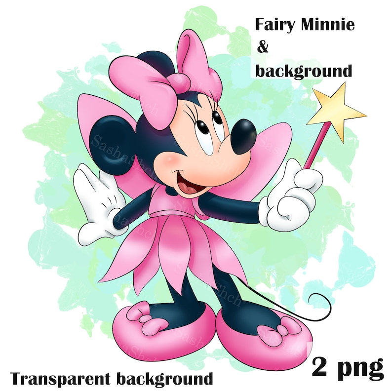 Minnie Mouse Fairy, Minnie Mouse PNG, Minnie Mouse Fairy Clipart ...