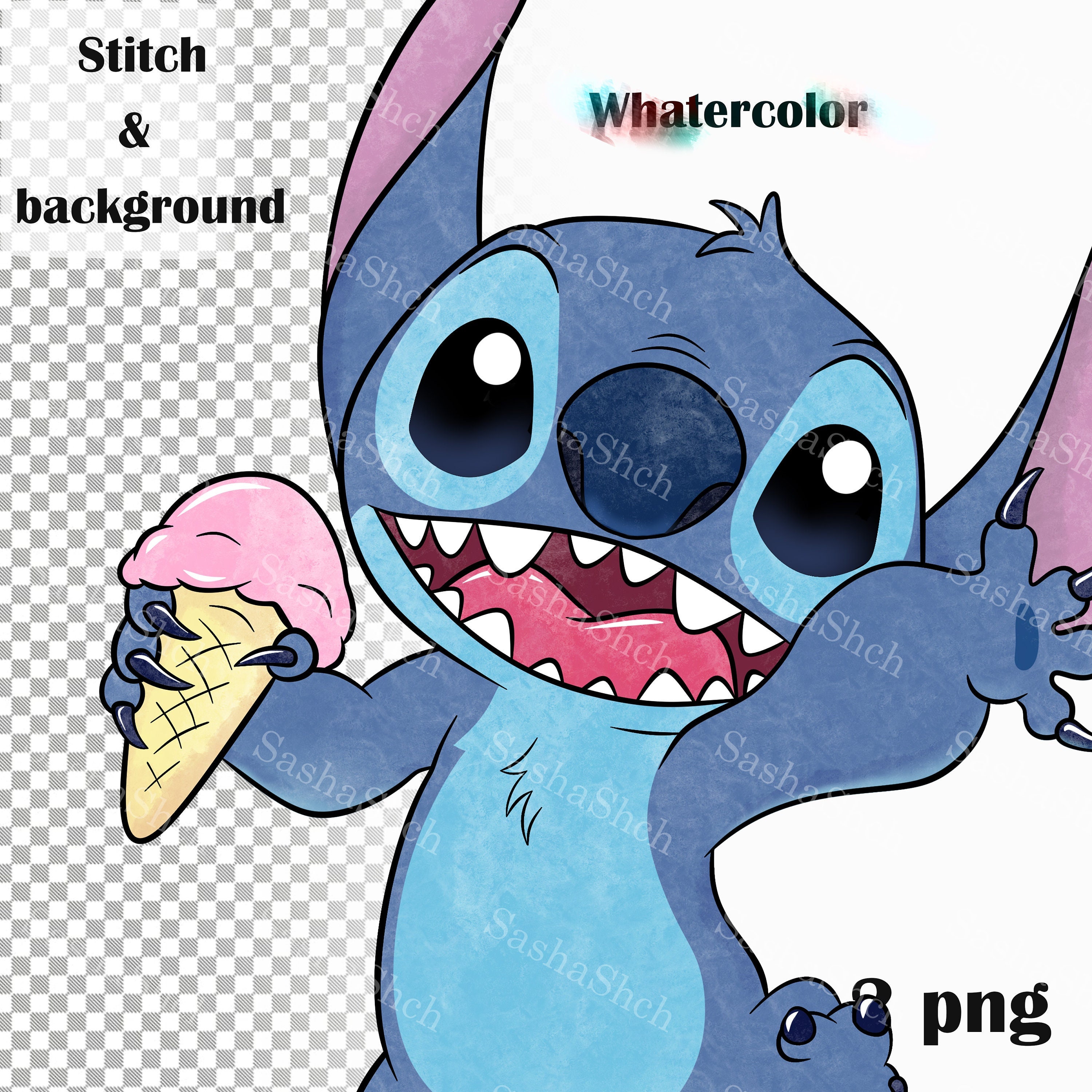 Lilo and Stitch PNG, Lilo and Stitch Clipart, Digital Product, Color ...