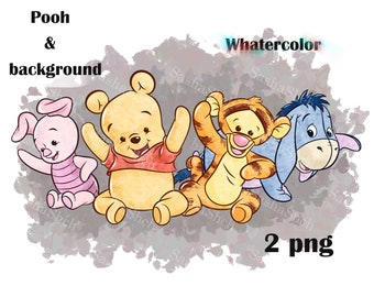 Pooh Png , Digital, Sublimation Design, Download, Winnie the Pooh ...