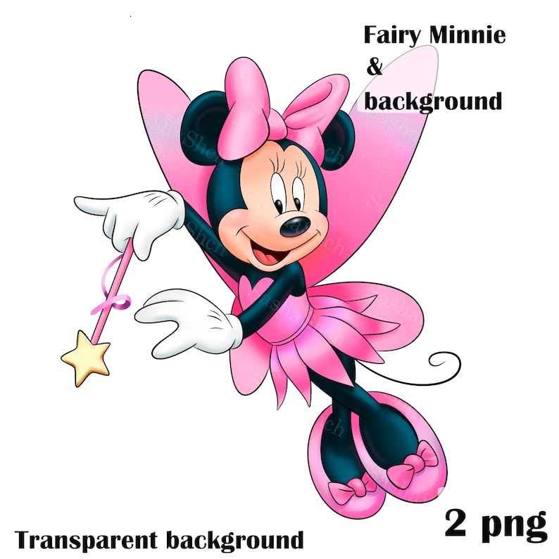 Minnie Mouse Fairy, Minnie Mouse PNG, Minnie Mouse Fairy Clipart ...