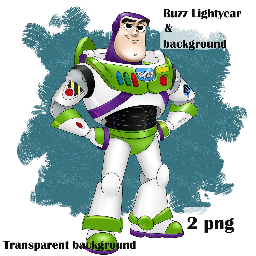 Buzz Lightyear PNG, Digital Product, Color Illustrations, Buzz ...