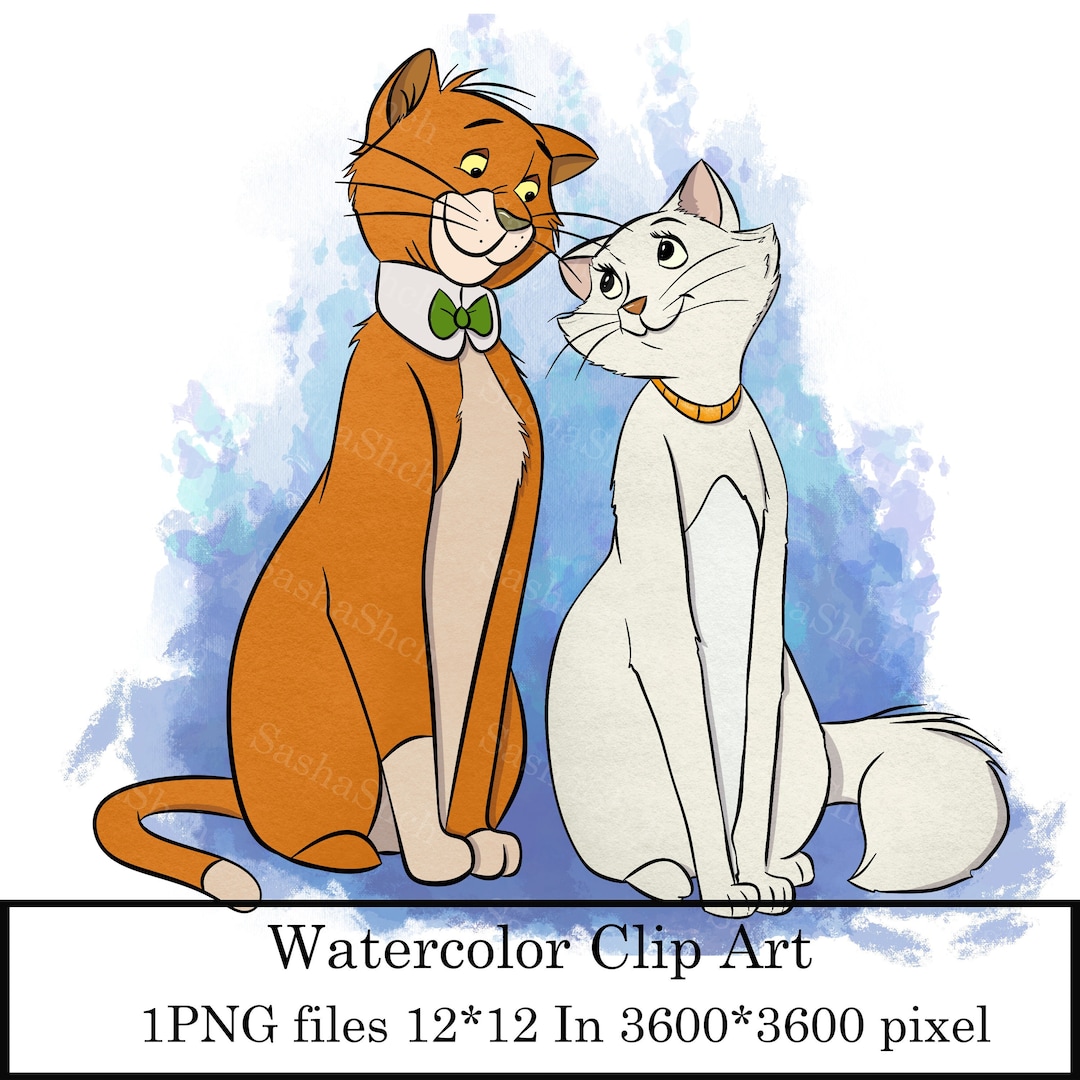 The Aristocats Png, Cats Aristocrats Png, Duchess and Thomas Png, Cats ...