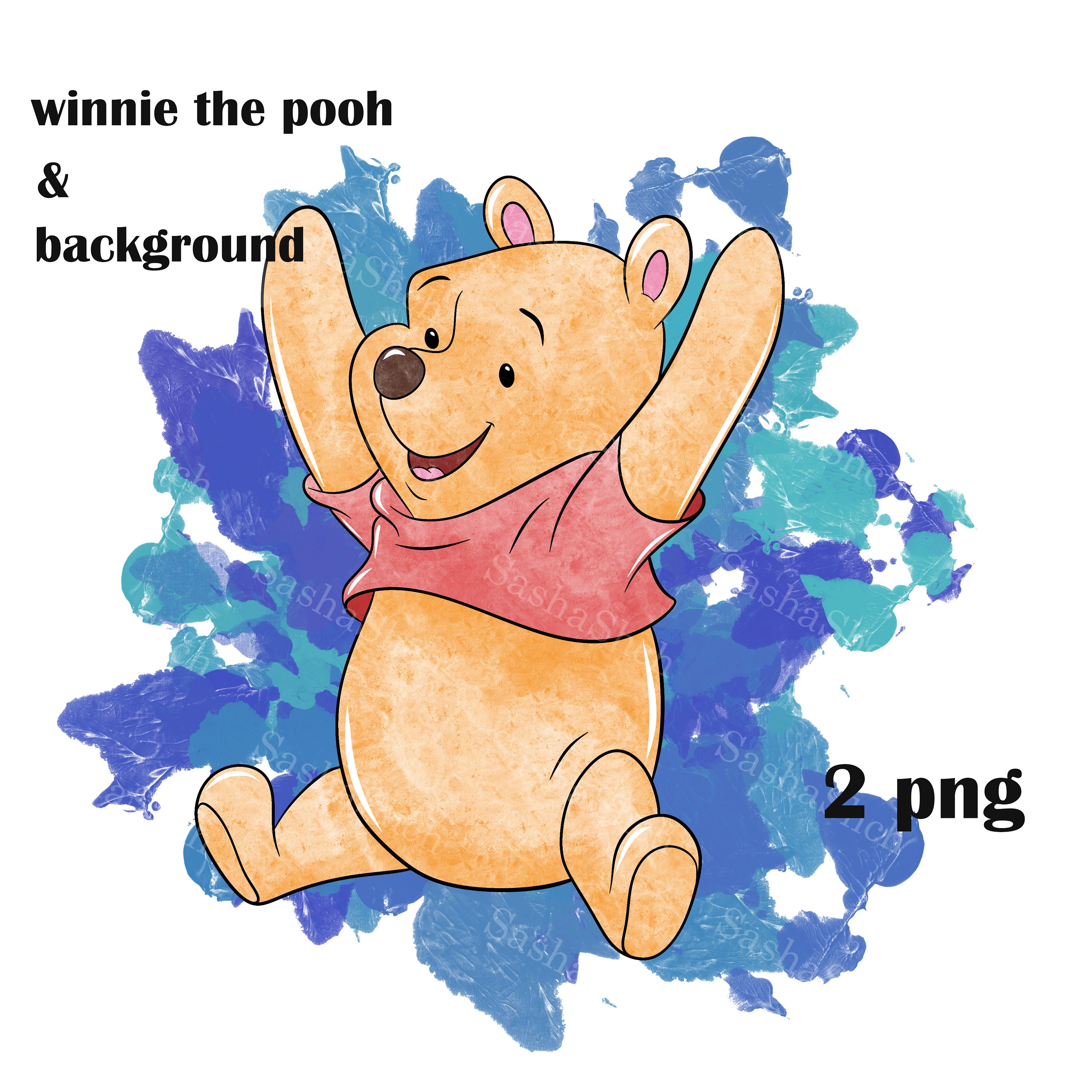 Pooh Png , Digital, Sublimation Design, Download, Winnie the Pooh ...
