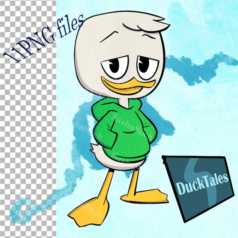 Duck Tales PNG Set, PNG Clipart Set, Scrooge and Friends for Printing ...