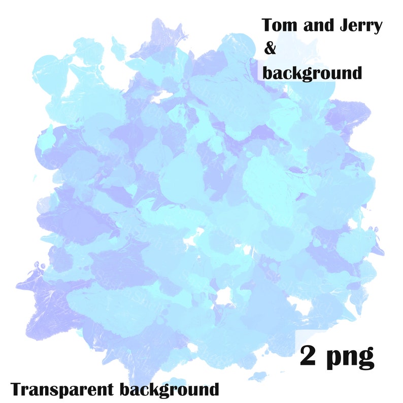 Tom and Jerry PNG, Digital Product, Color Illustrations, Tom and Jerry ...