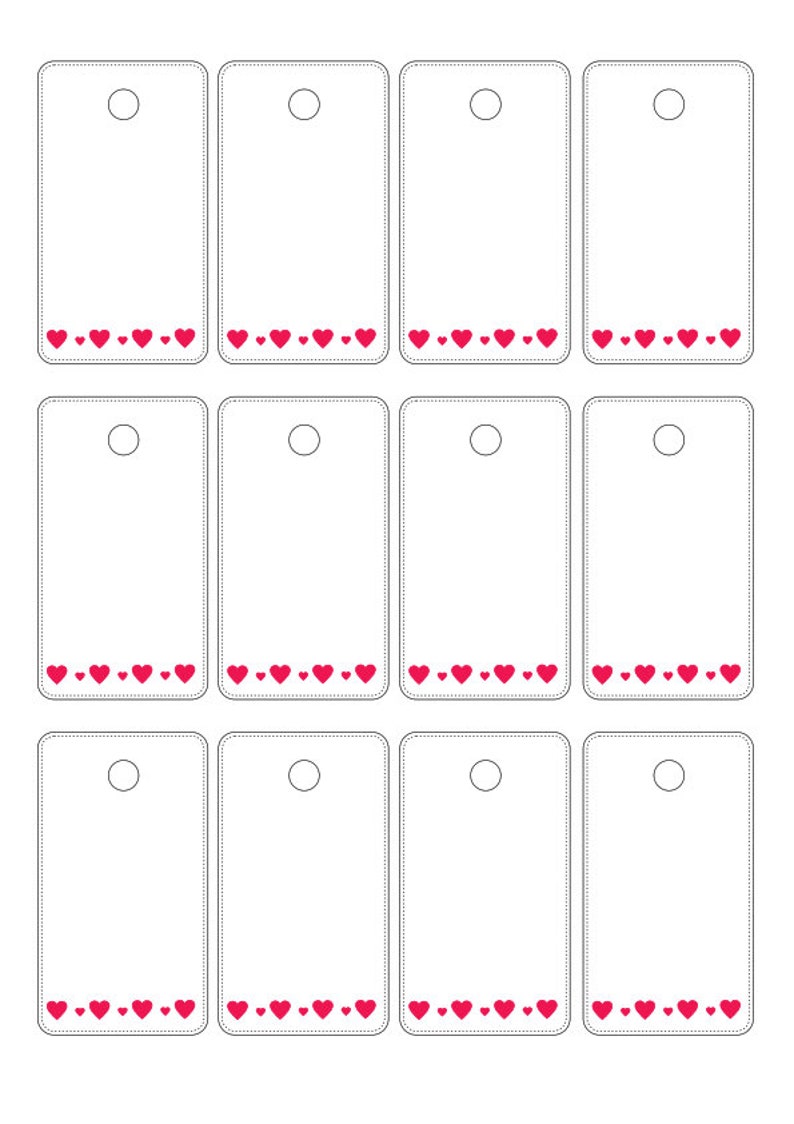 RECTANGLE TAG Design Cricut File, Digital Download, Laser Cut File ...