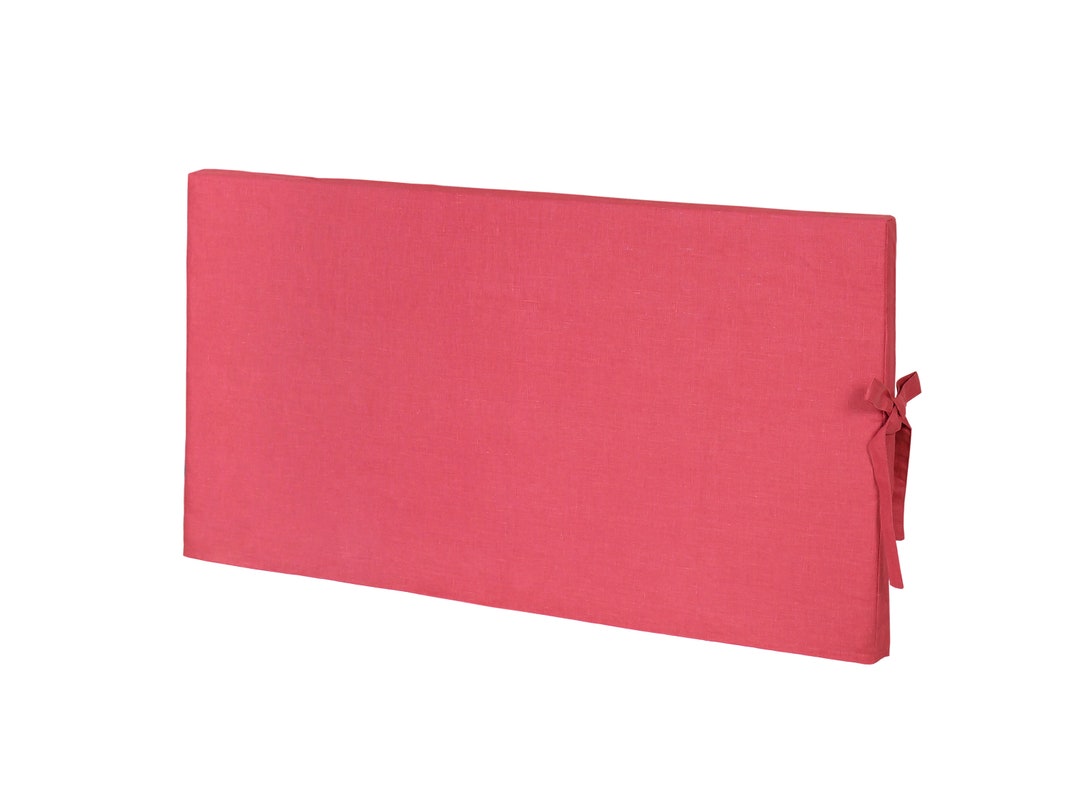 Medium-weight Linen Headboard Cover Natural Linen Headboard Slipcover ...