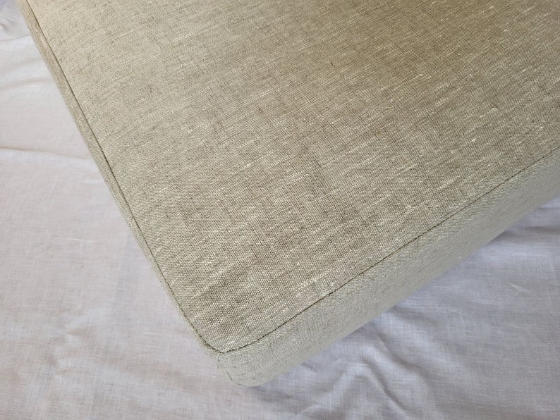 Daybed Cover Medium Weight 100% PURE Linen Mattress Cover Eco-friendly ...