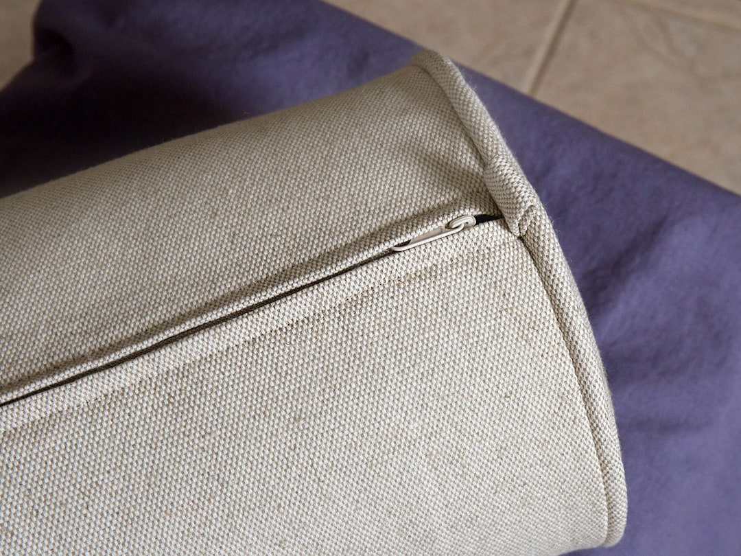 Heavy Linen Bolster Cover With the Cord Eco-friendly Pillow Case ...