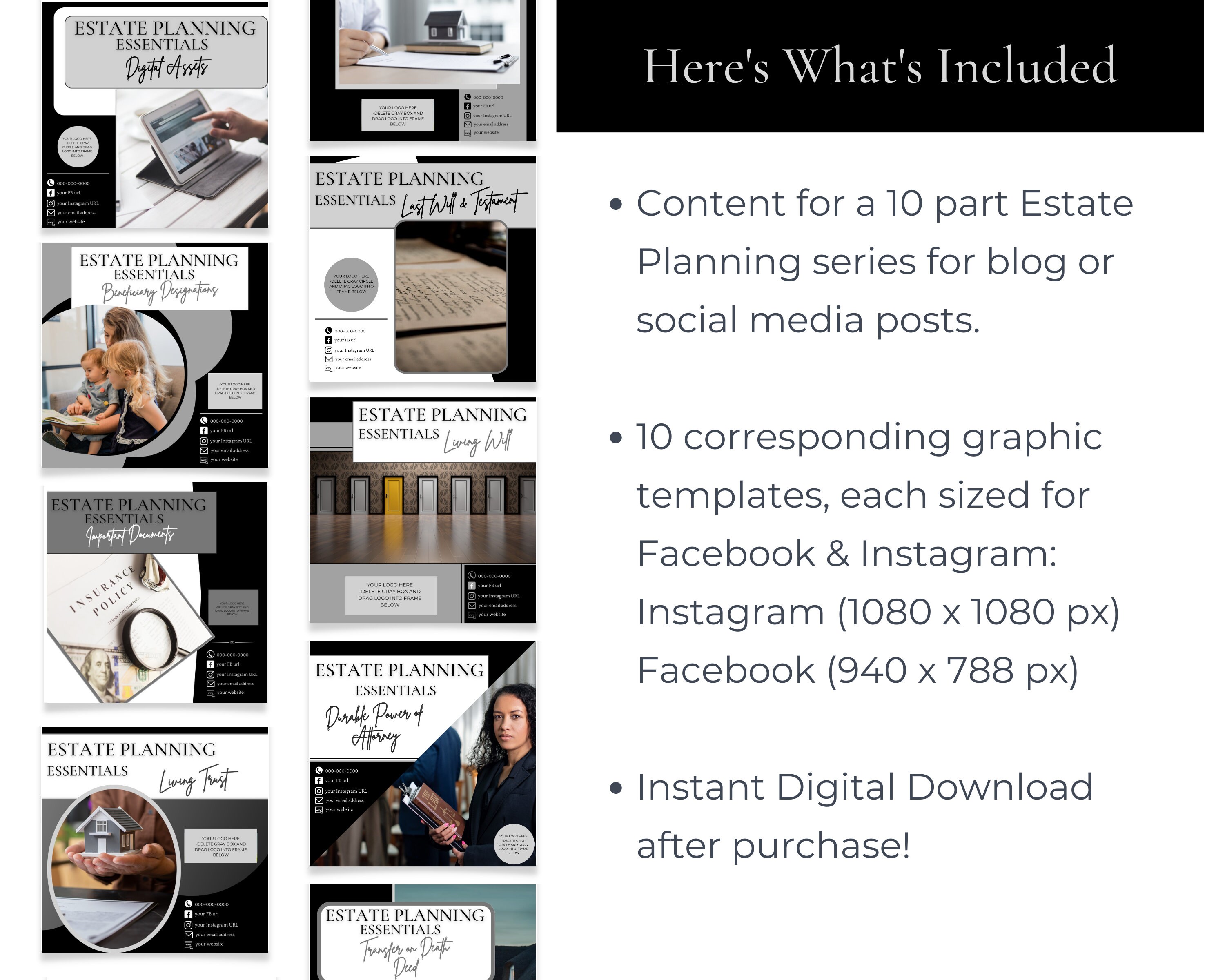 10 Part Social Media Post Series for Notaries | Estate Planning ...