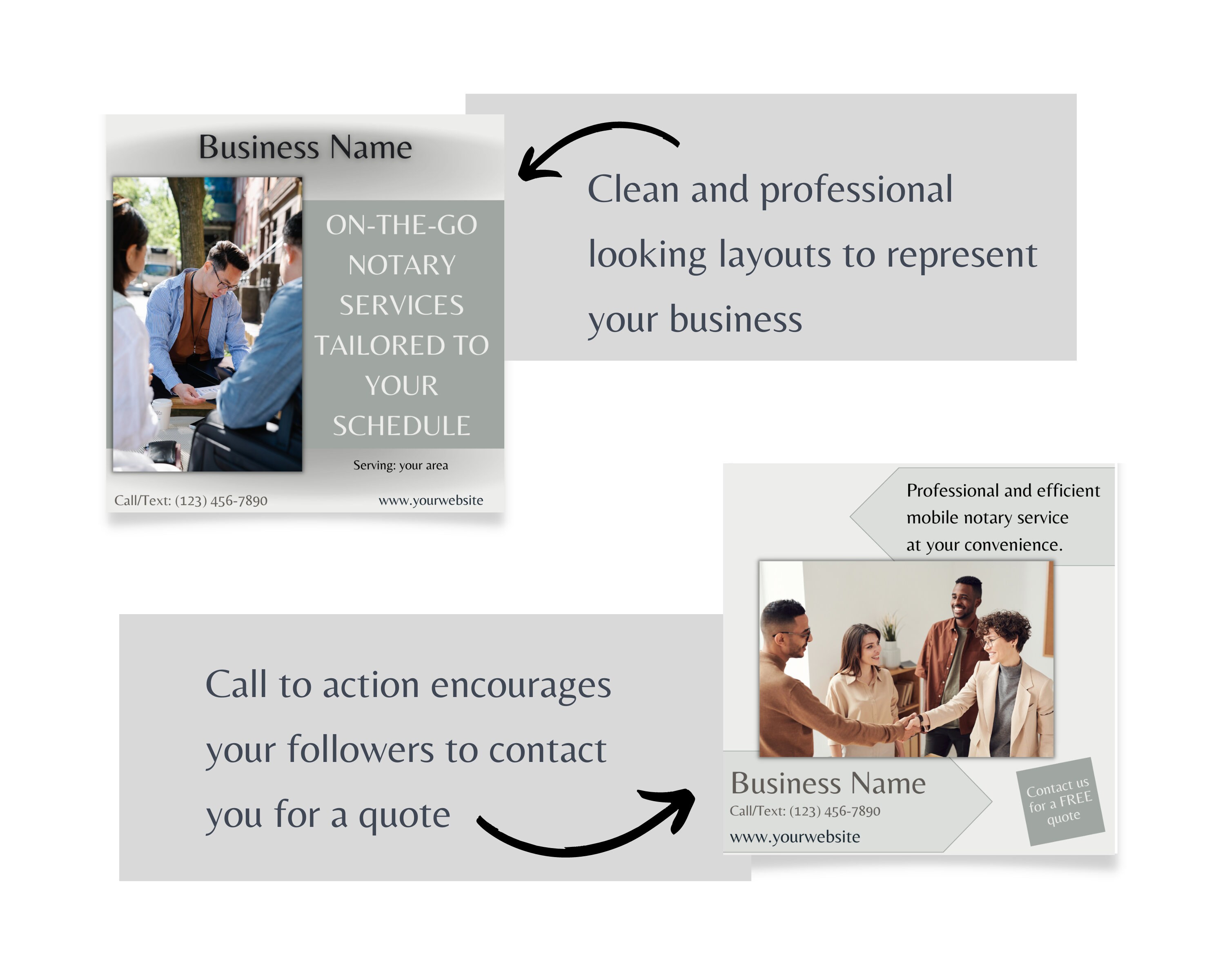 15 Notary Post Templates for Instagram | Mobile Notary Social Media ...