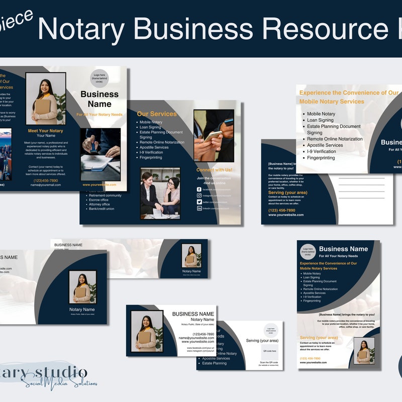 Notary Business Card - Etsy