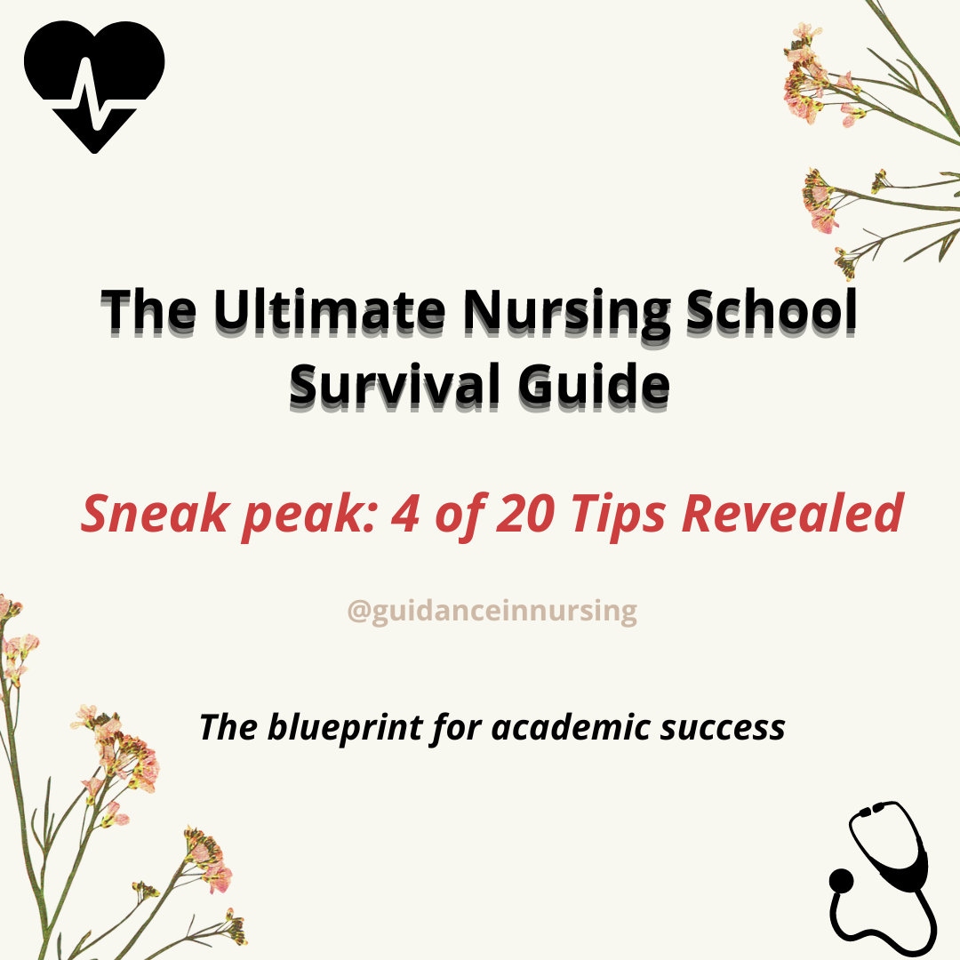 The Ultimate Nursing School Survival Guide - Etsy