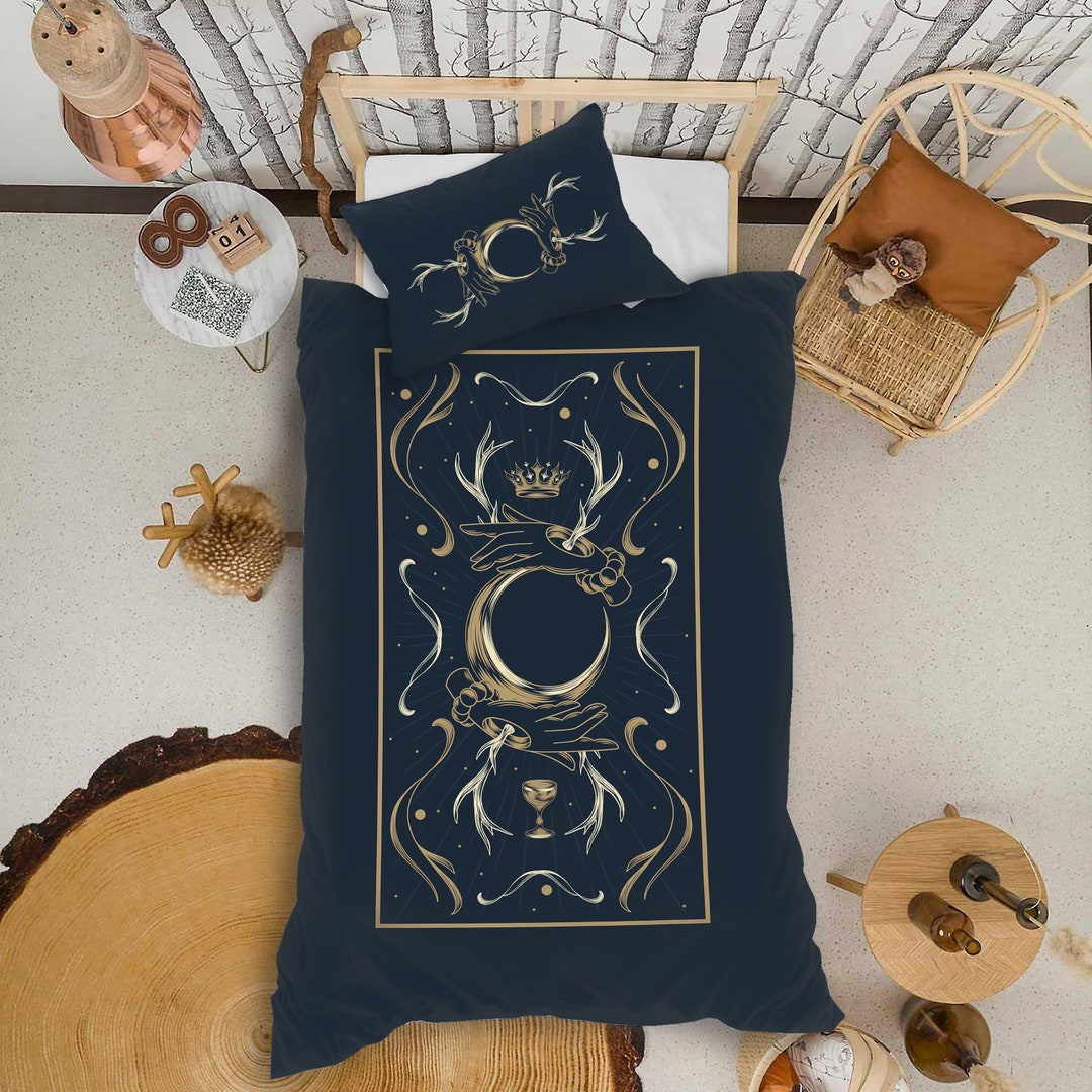 Witchcraft Themed Single Duvet Cover Set - Etsy