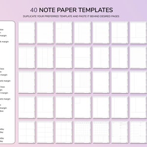 Portrait Digital Notebook for Goodnotes and Notability , Colourful Tabs ...