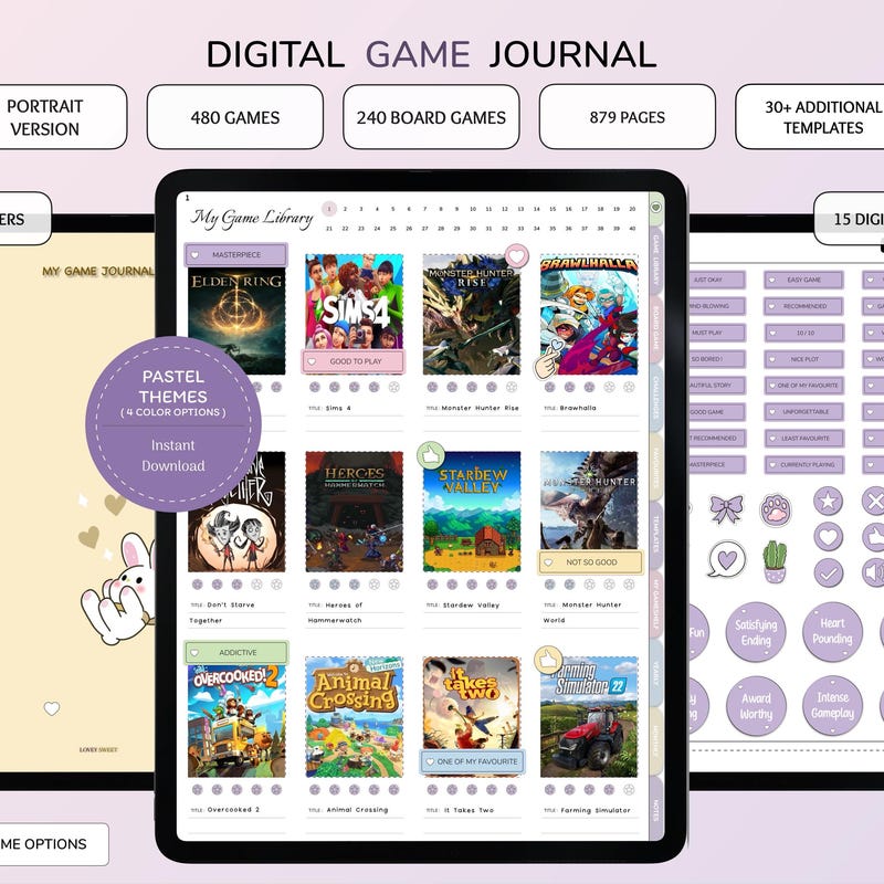 Video Game Tracker Pdf - Etsy