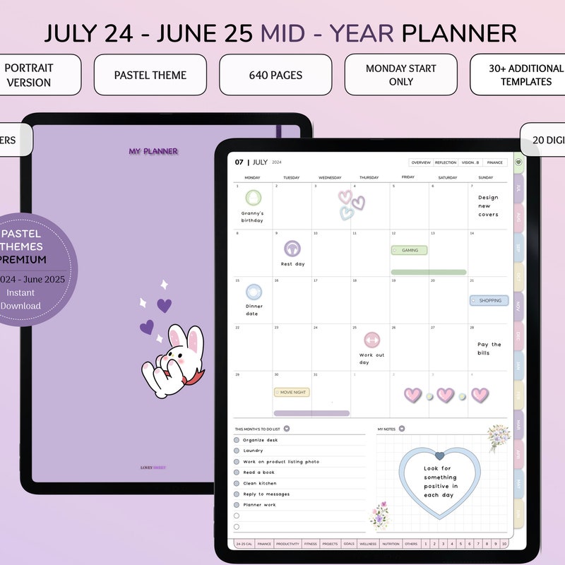 Cute Planner 2025 - Etsy