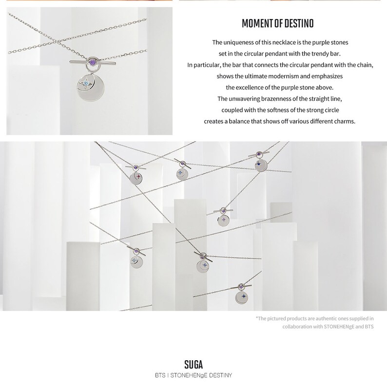 BTS | Stonehenge Moment of Light Jewelry Official Army Necklace Destiny ...