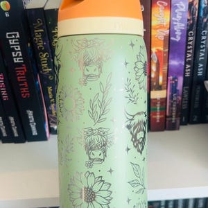 Owala Water Bottle Personalized Cow - Etsy