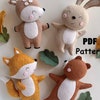 Cow Felt Pattern, Farm Animals PDF Pattern, Felt Toy Cow, Sewing PDF ...