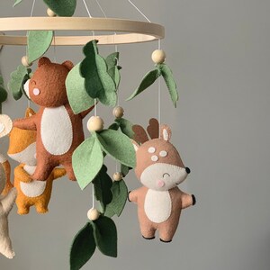 Woodland Baby Mobile, Forest Baby Mobile, Woodland Nursery Decor, Baby ...