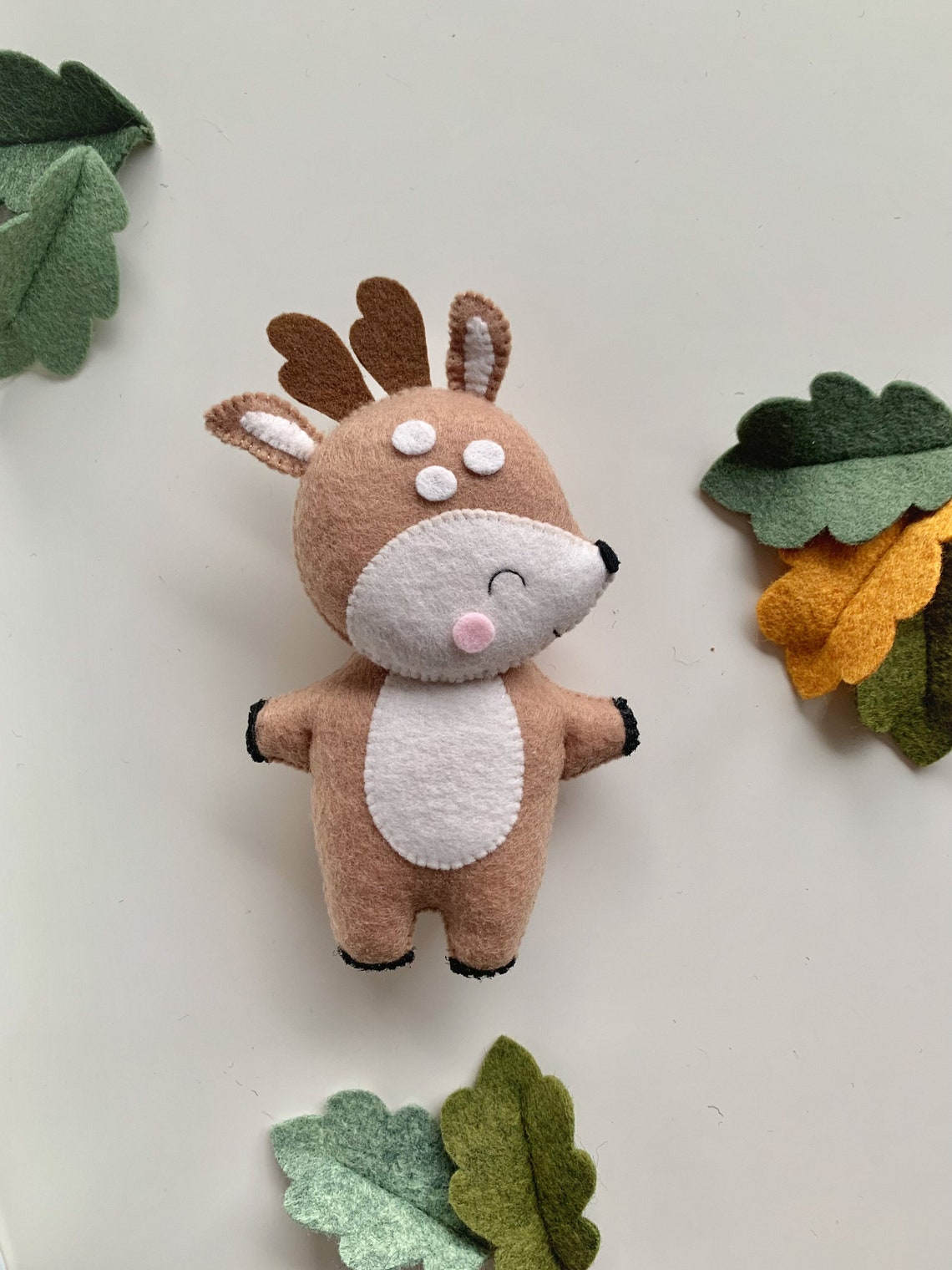 Felt Pattern Deer Fox Hare Bear Forest Animals PDF Pattern - Etsy