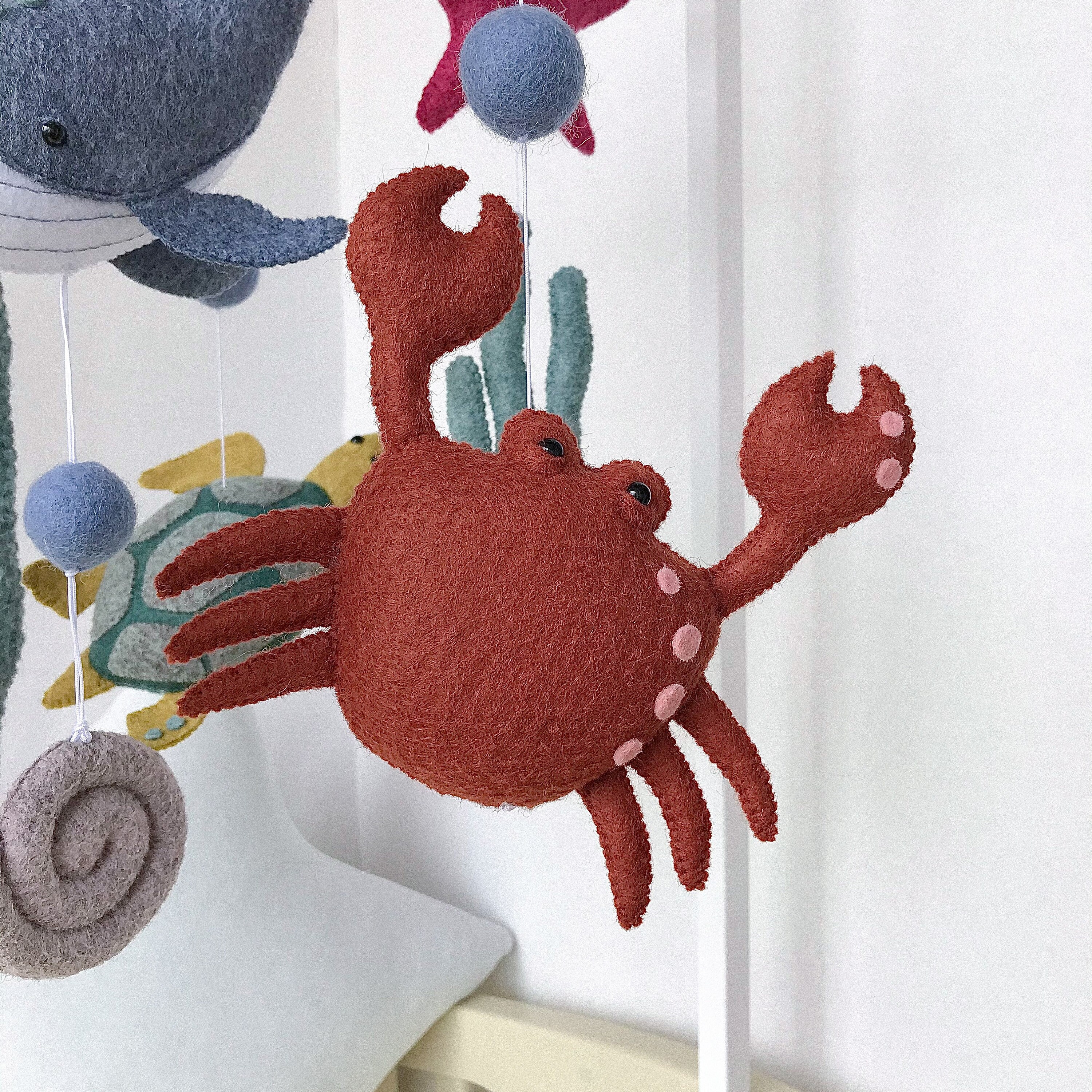 Ocean Baby Mobile, Ocean Theme Baby Mobile, Baby Crib Mobile With Sea ...
