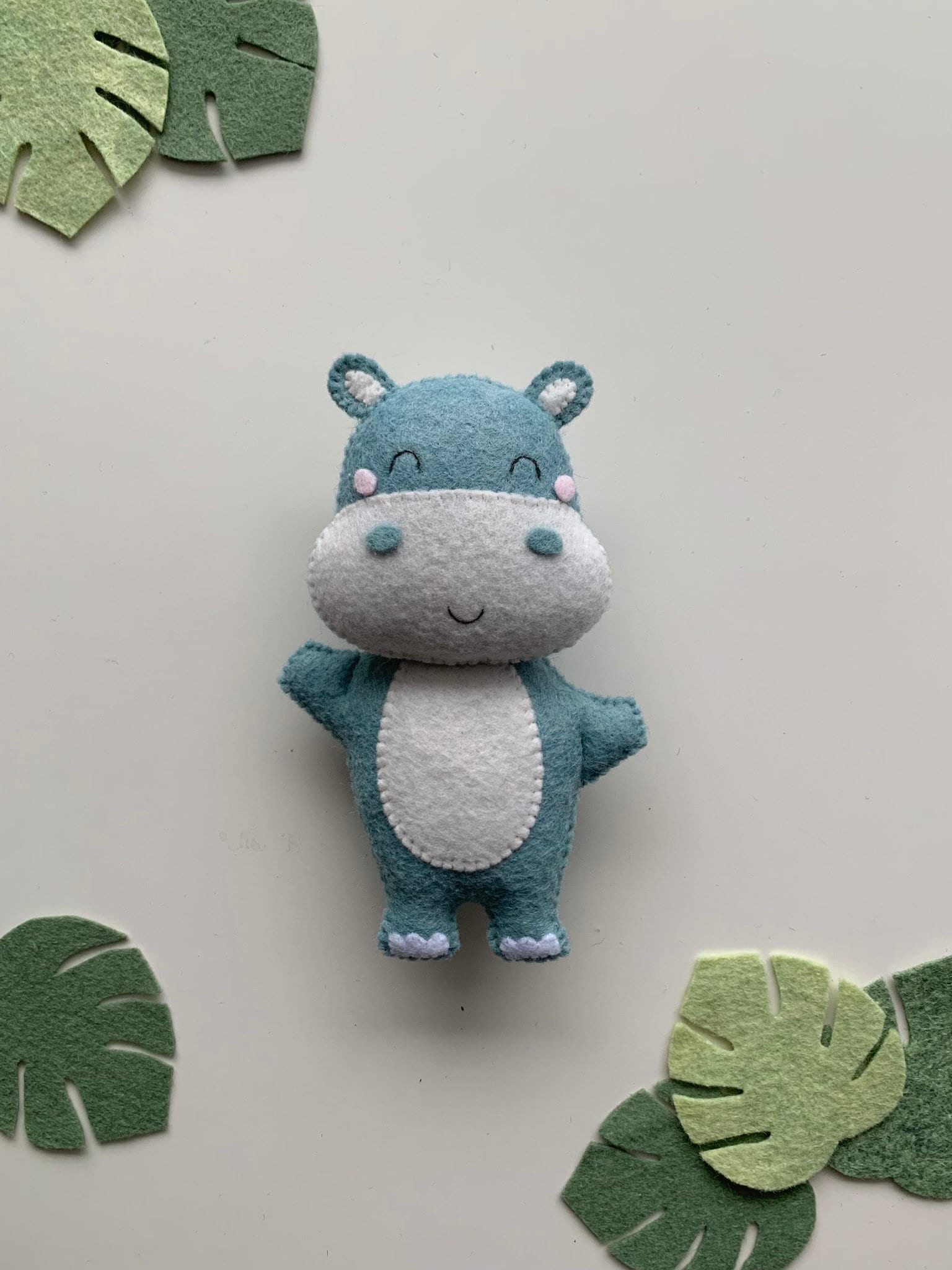 Safari Animals PDF Pattern Felt Pattern Hippo Elephant Lion - Etsy UK