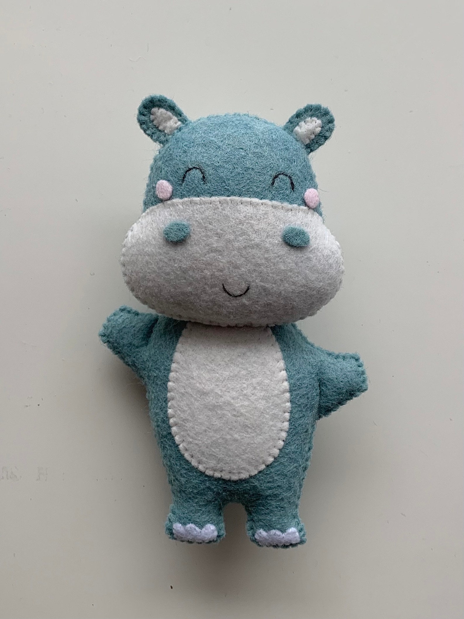 Hippo Felt Pattern, Safari Animals PDF Pattern, Sewing PDF Pattern Easy ...