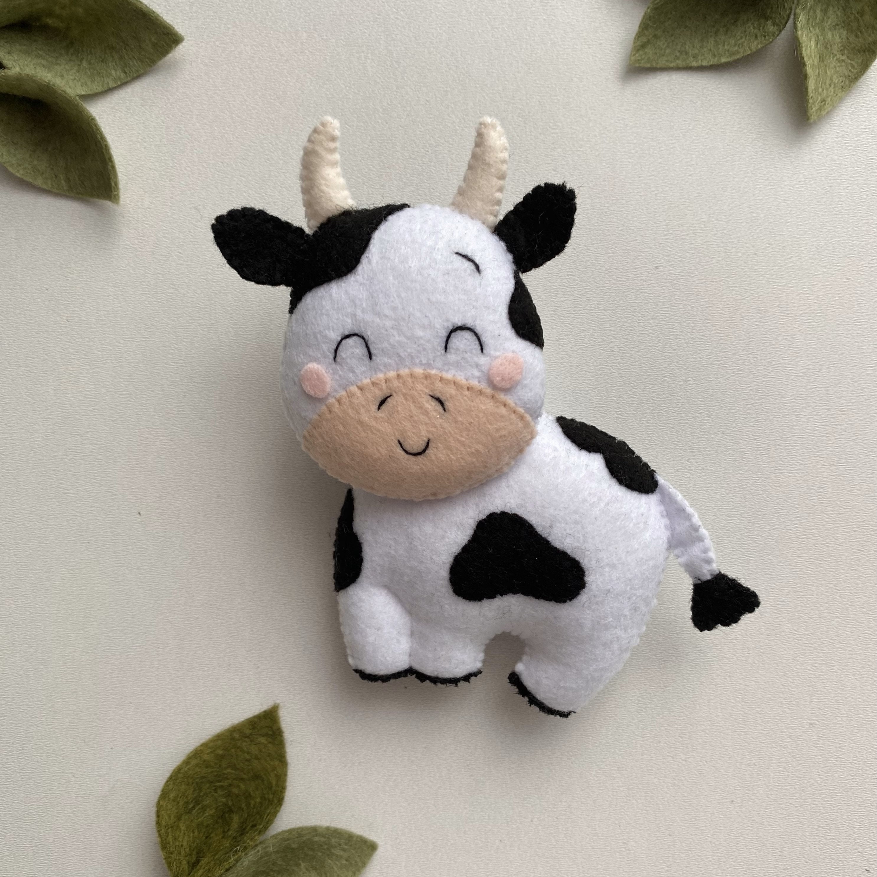 Farm Animals PDF Pattern, Felt Pattern Cow Horse Pig Chicken Goose, Set ...