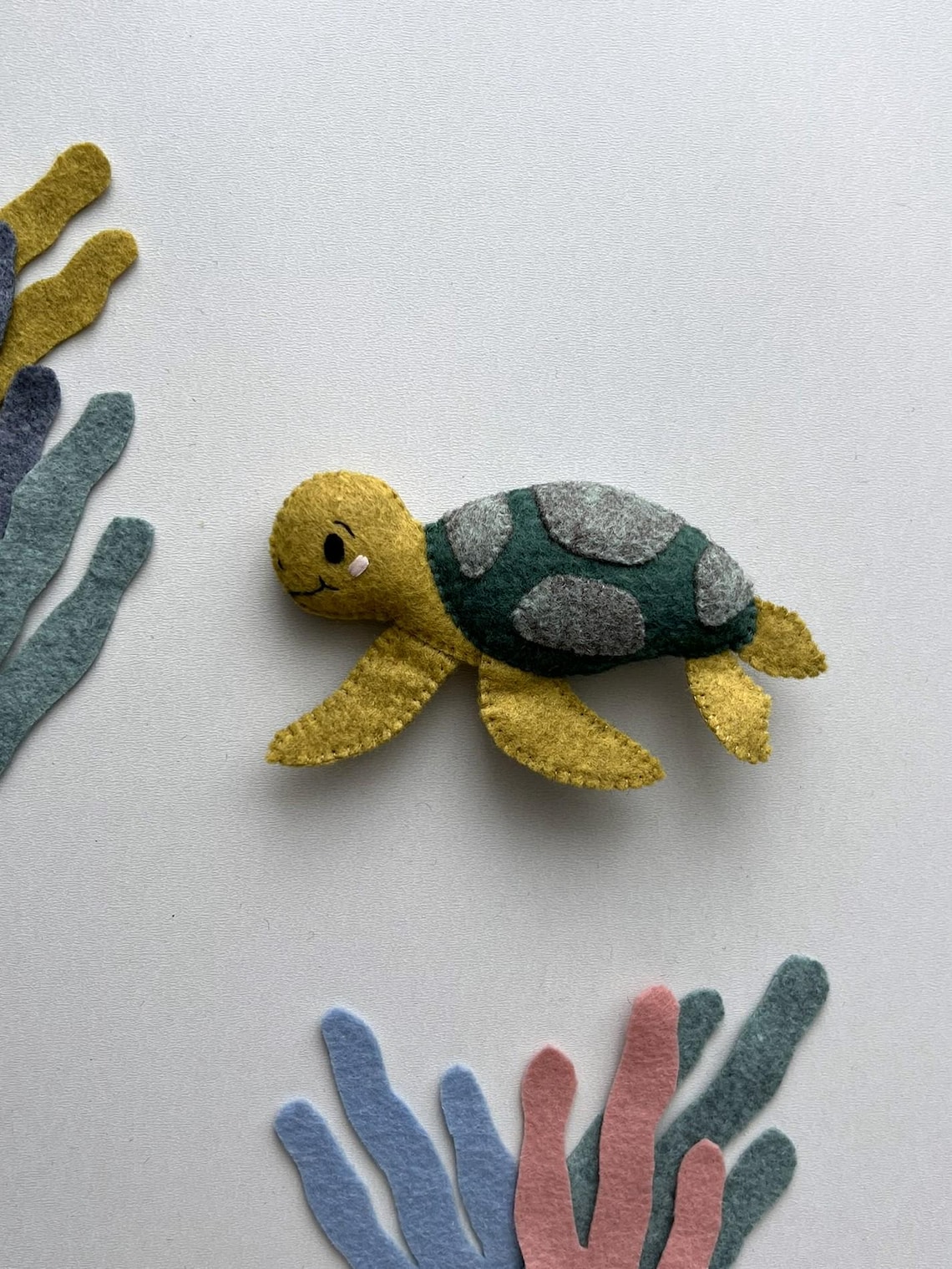 Turtle PDF Pattern. Felt Toy Sewing Pattern Plus Step-by-step Tutorial ...