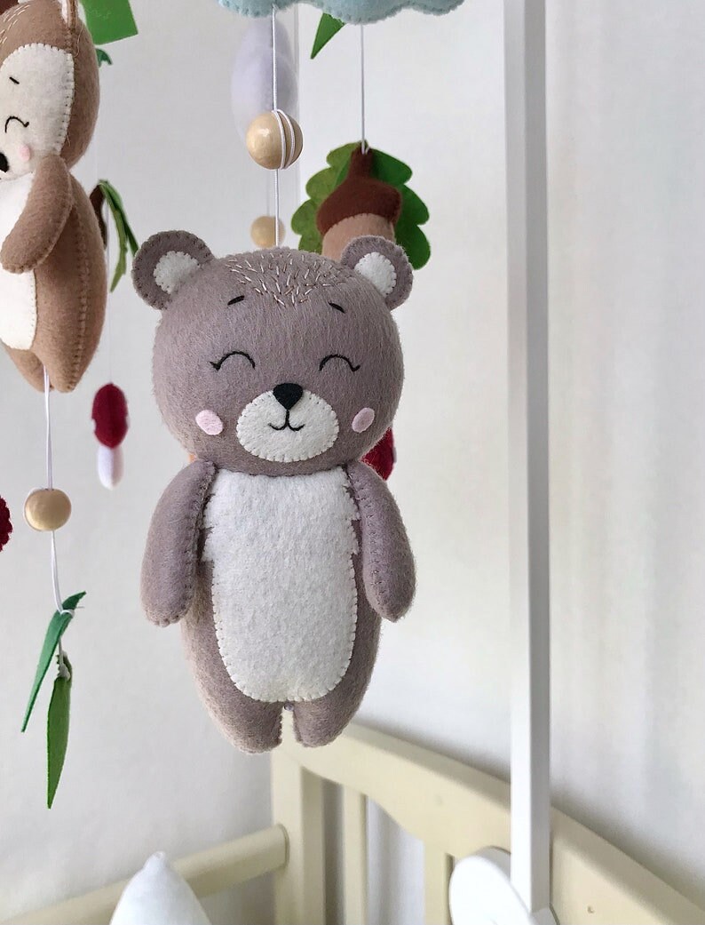Forest Baby Mobiles, Woodland Baby Mobiles, Mobile With Forest Animals ...