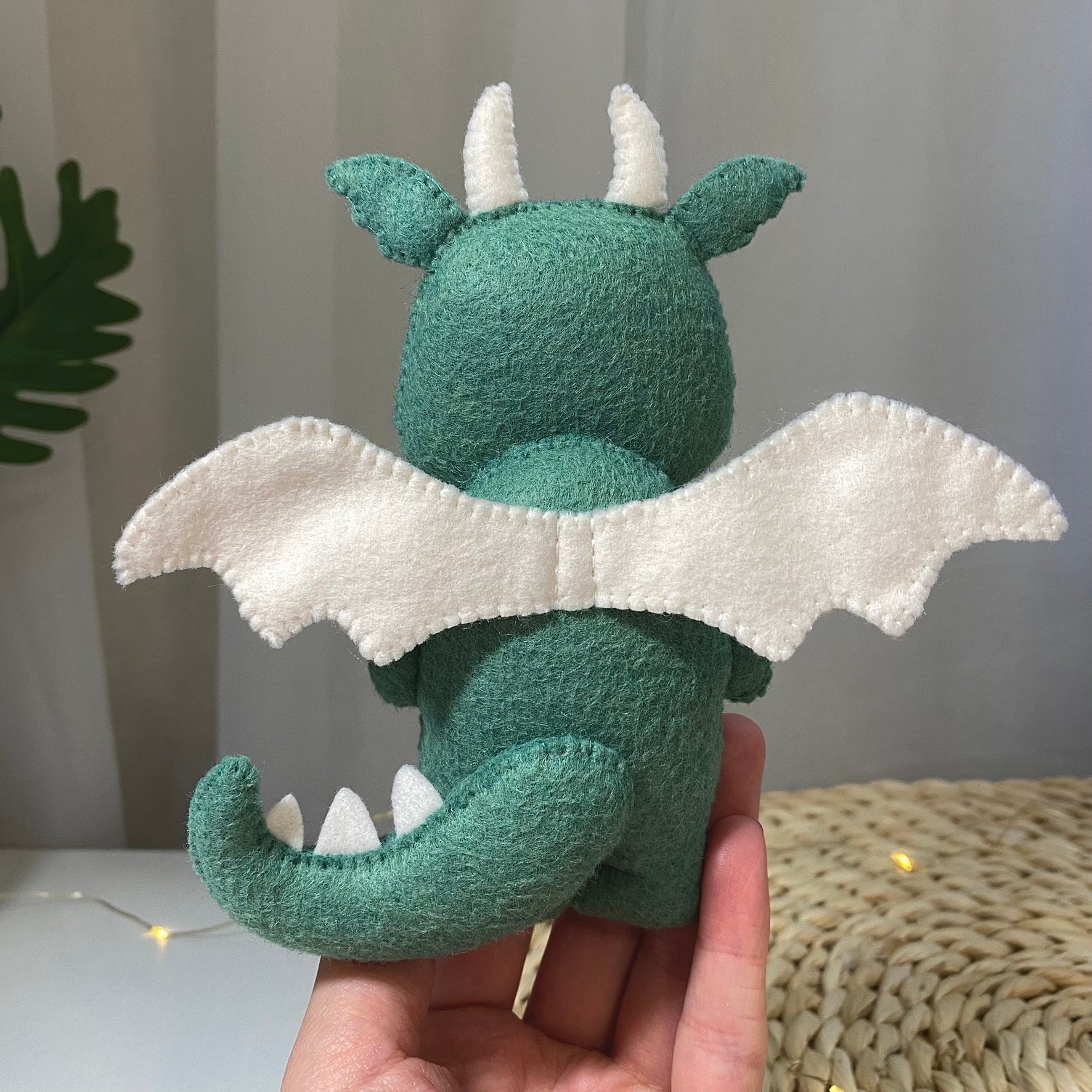 Felt Dragon PDF Pattern, Dragon Pattern Sewing, Cute Dragon Felt ...