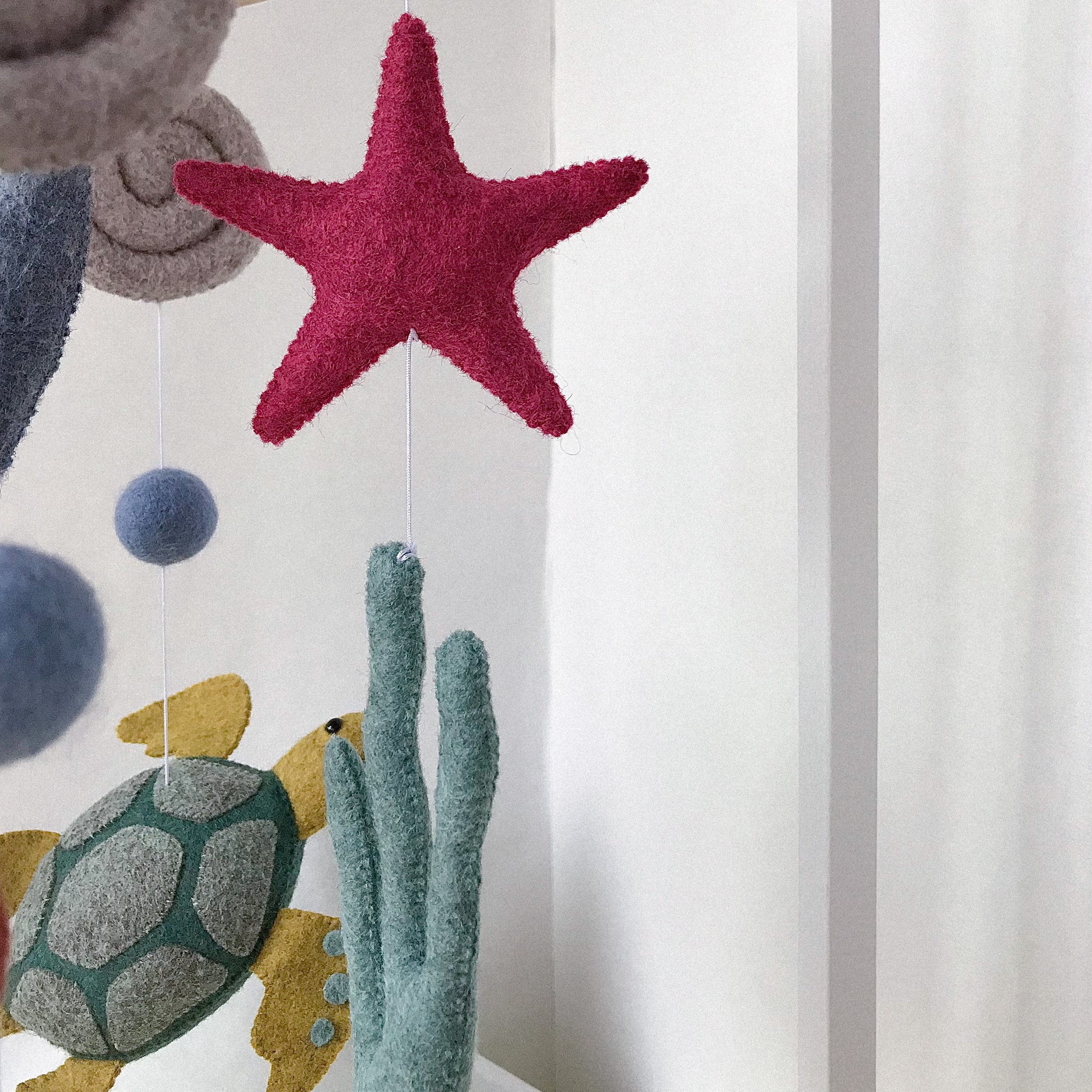 Ocean Baby Mobile, Ocean Theme Baby Mobile, Baby Crib Mobile With Sea ...