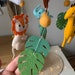 Safari Baby Mobile, Baby Mobile With Safari Animals Elephant Monkey ...