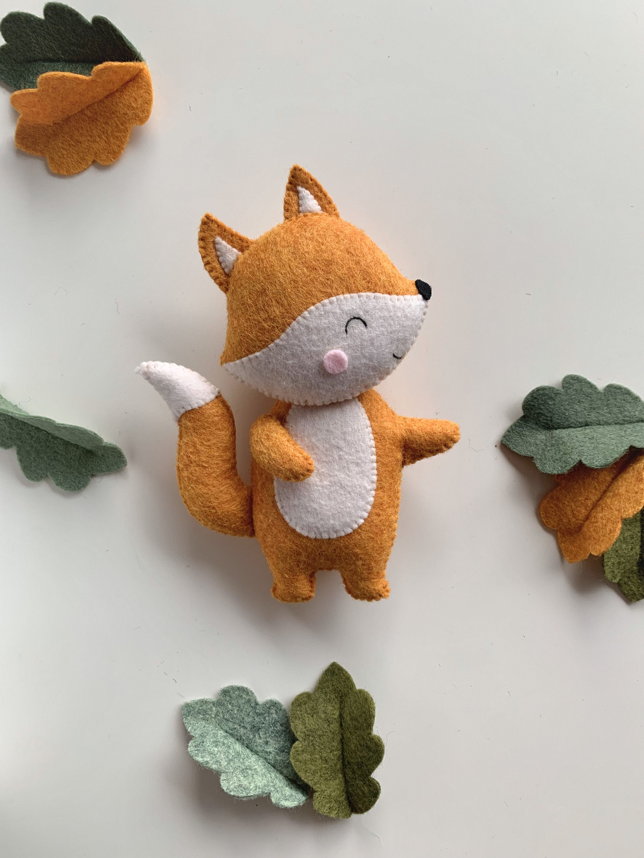 Forest Felt Patterns Forest Animals PDF Pattern Cute Felt - Etsy