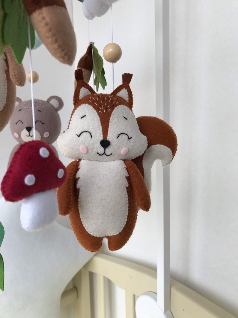 Forest Baby Mobiles, Woodland Baby Mobiles, Mobile With Forest Animals ...